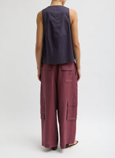 Silk Voile Cargo Triple Pleat Pant – Tibi Official