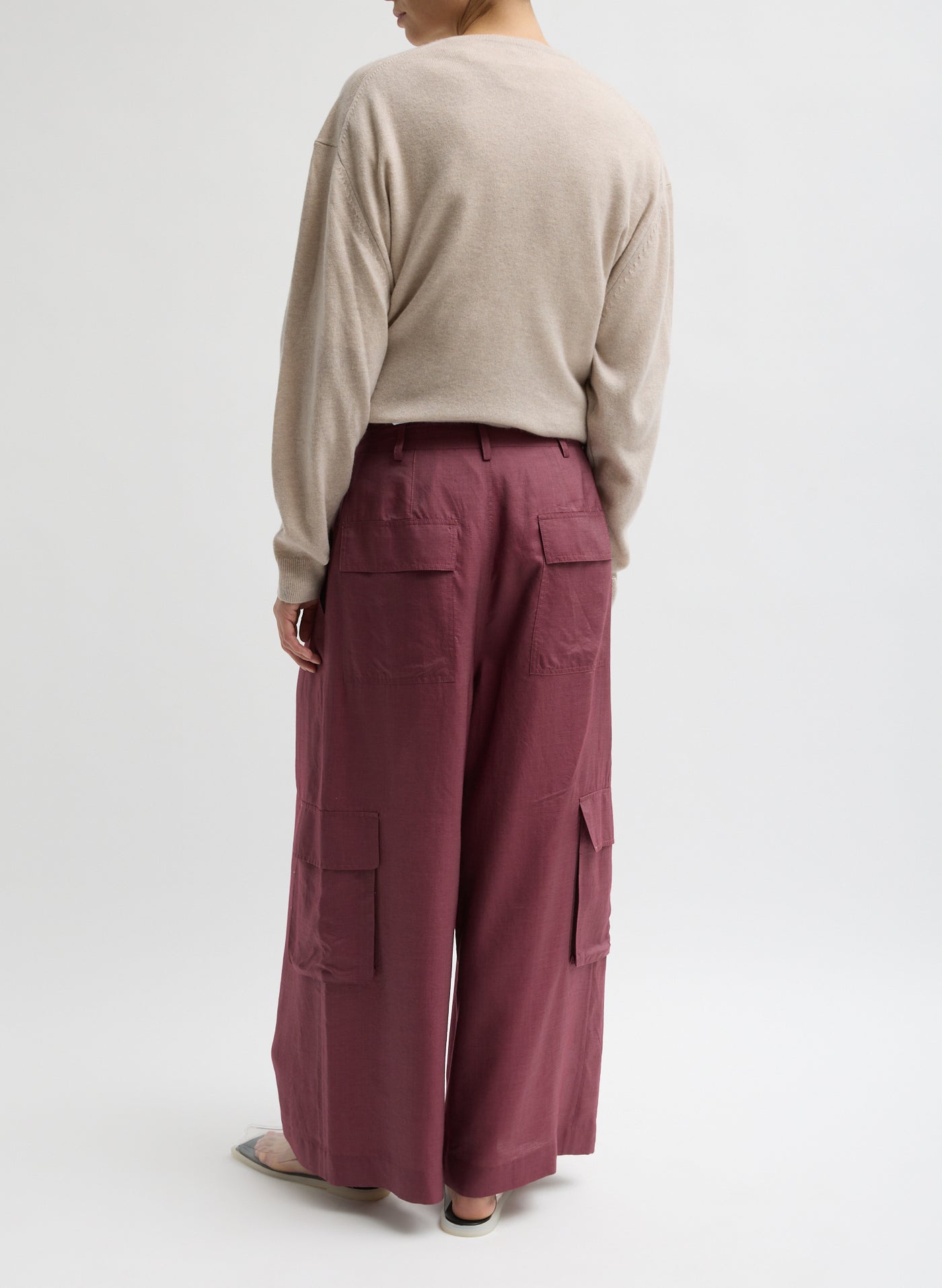 Silk Voile Cargo Triple Pleat Pant – Tibi Official