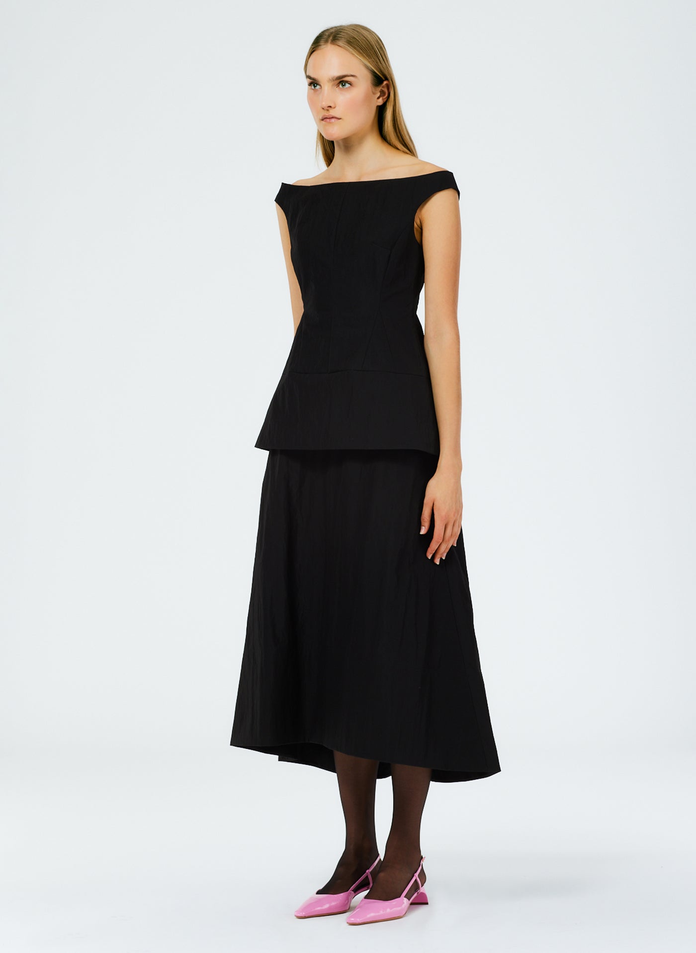 Schema Sculpted Midi Skirt – Tibi Official