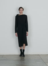 Feather Weight Eco Crepe Benedict Dress – Tibi Official