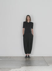 Dominic Pinstripe Eden Pleated Balloon Pant – Tibi Official