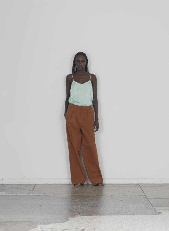 Arun Suiting Asymmetrical Pleat Stella Pant – Tibi Official