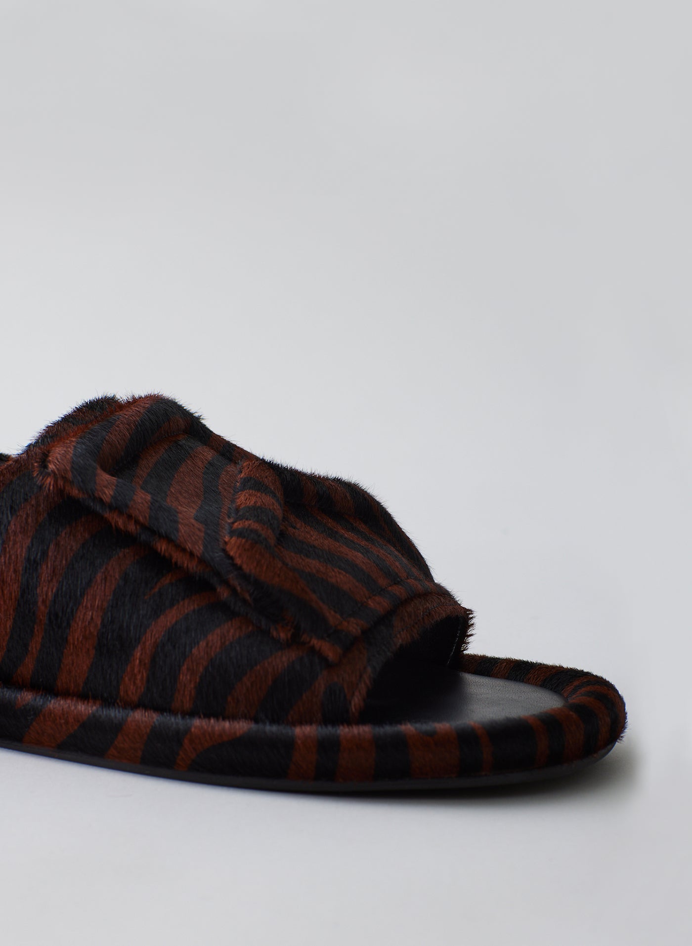 Pony Hair Zebra Print Slingback Beryen Sandal – Tibi Official