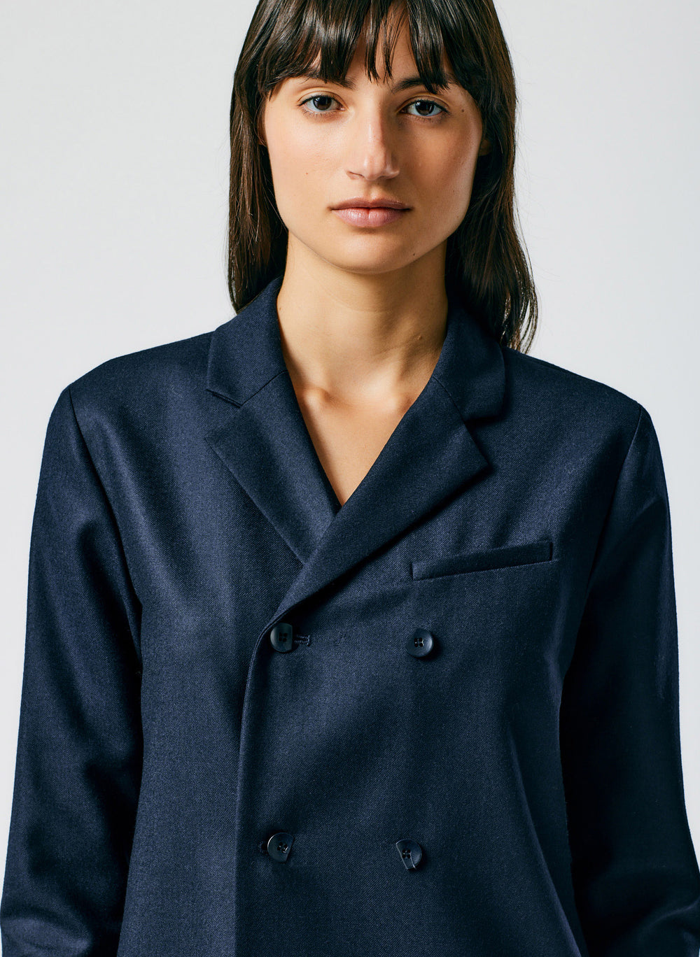 Superfine Wool Flannel Slim Shirt Jacket – Tibi Official