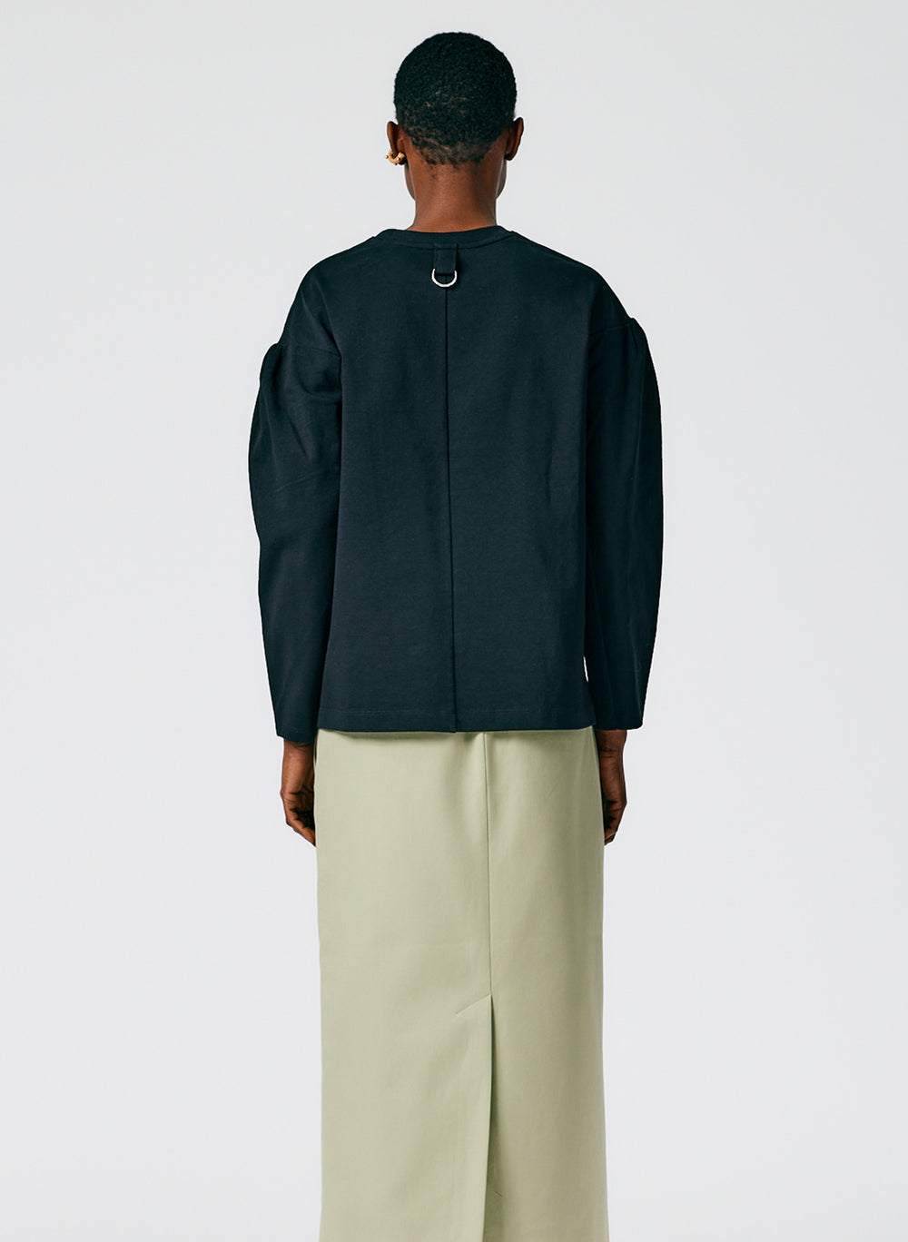 Punto Milano Puff Sleeve Sweatshirt – Tibi Official