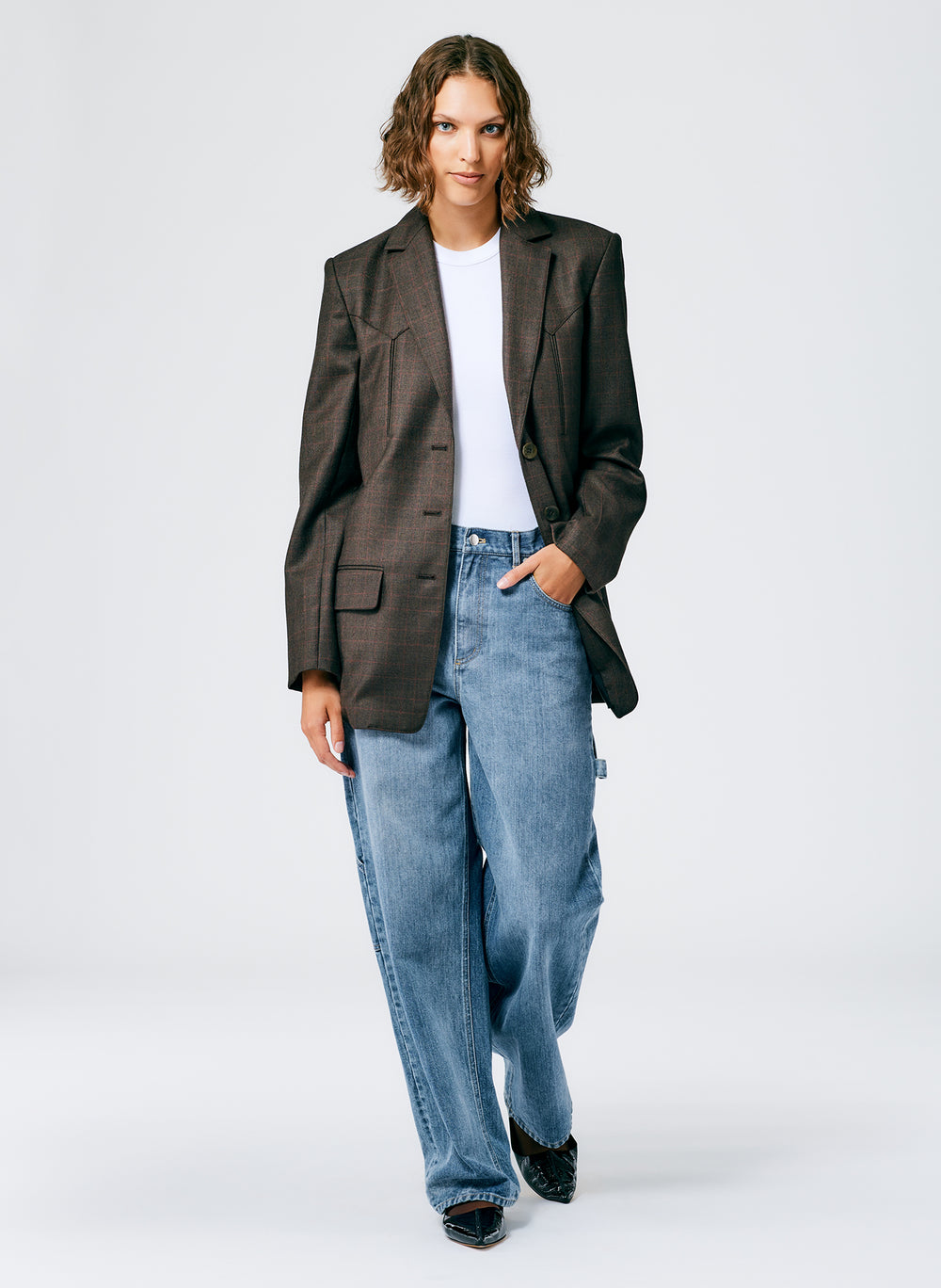 Reed Suiting Western Blazer – Tibi Official