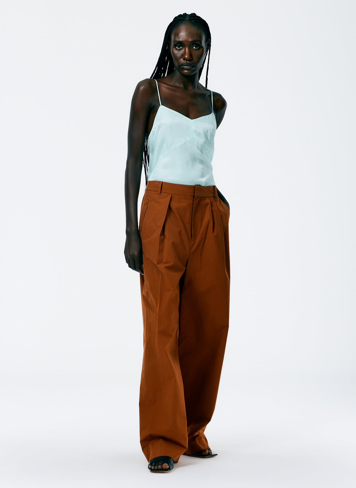 Arun Suiting Asymmetrical Pleat Stella Pant – Tibi Official