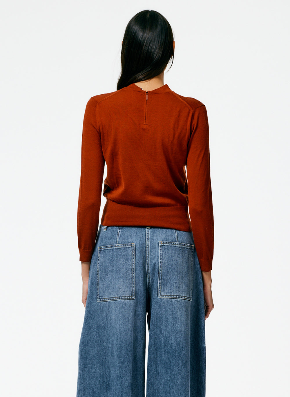 Cashmere Silk Blend Sweater Pullover – Tibi Official