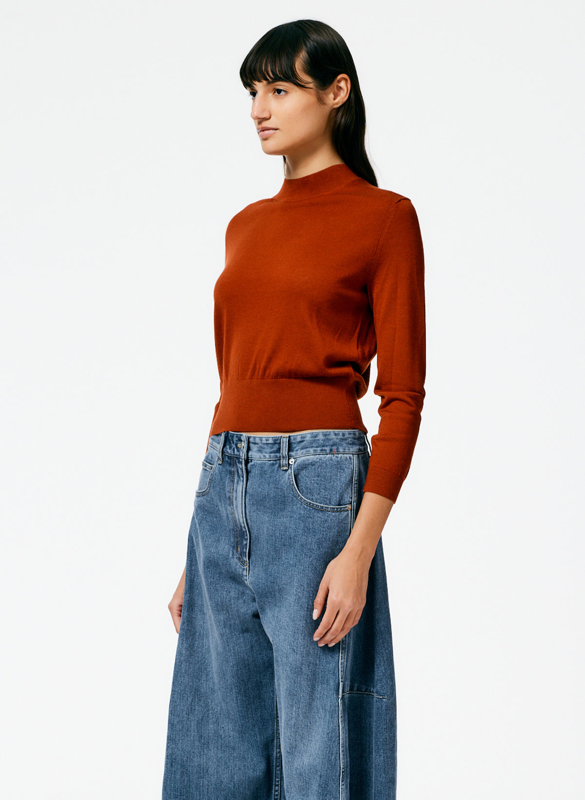 Cashmere Silk Blend Sweater Pullover – Tibi Official