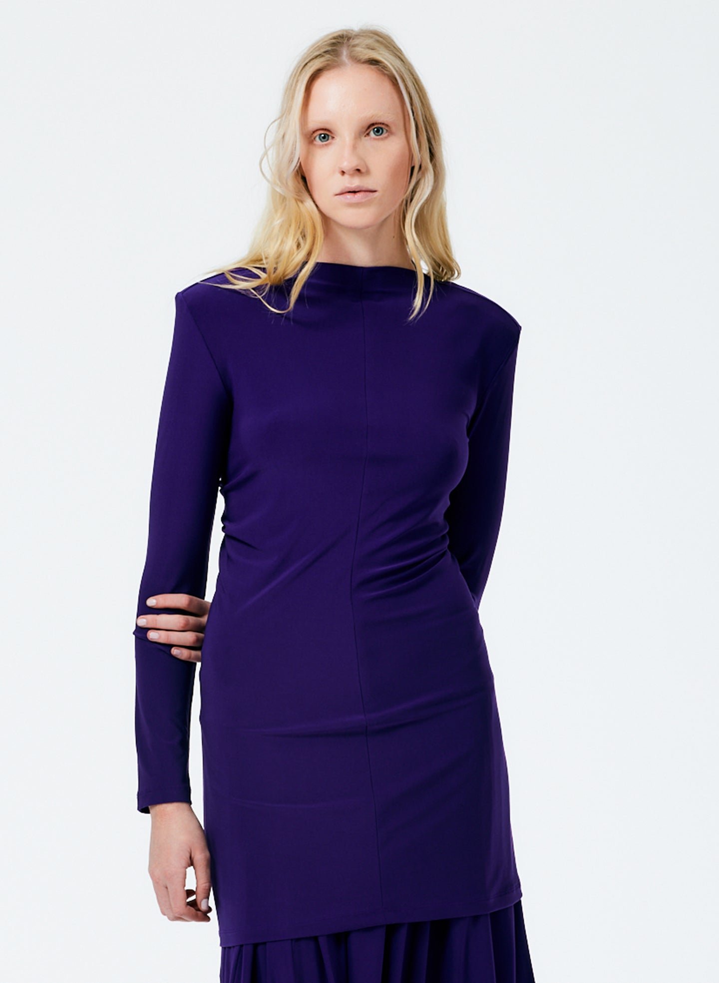 Drapey Jersey Tunic Top – Tibi Official
