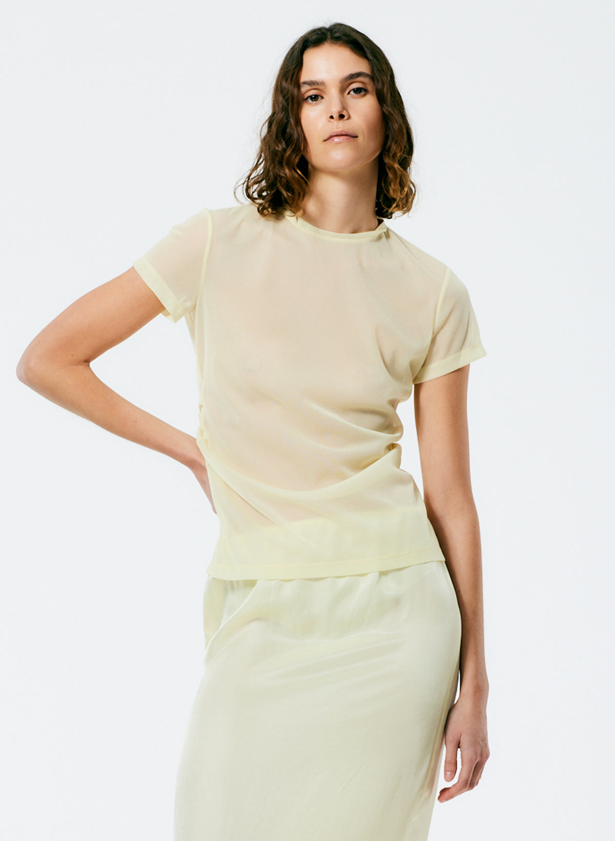 Sheer Gauze Baby T-Shirt – Tibi Official