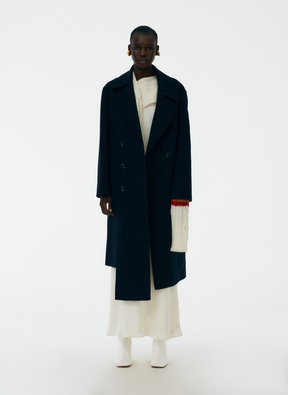 Luxe Double Faced Wool Angora Carwash Coat – Tibi Official