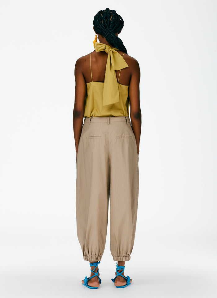 Vintage Cotton Pleated Balloon Pant – Tibi Official