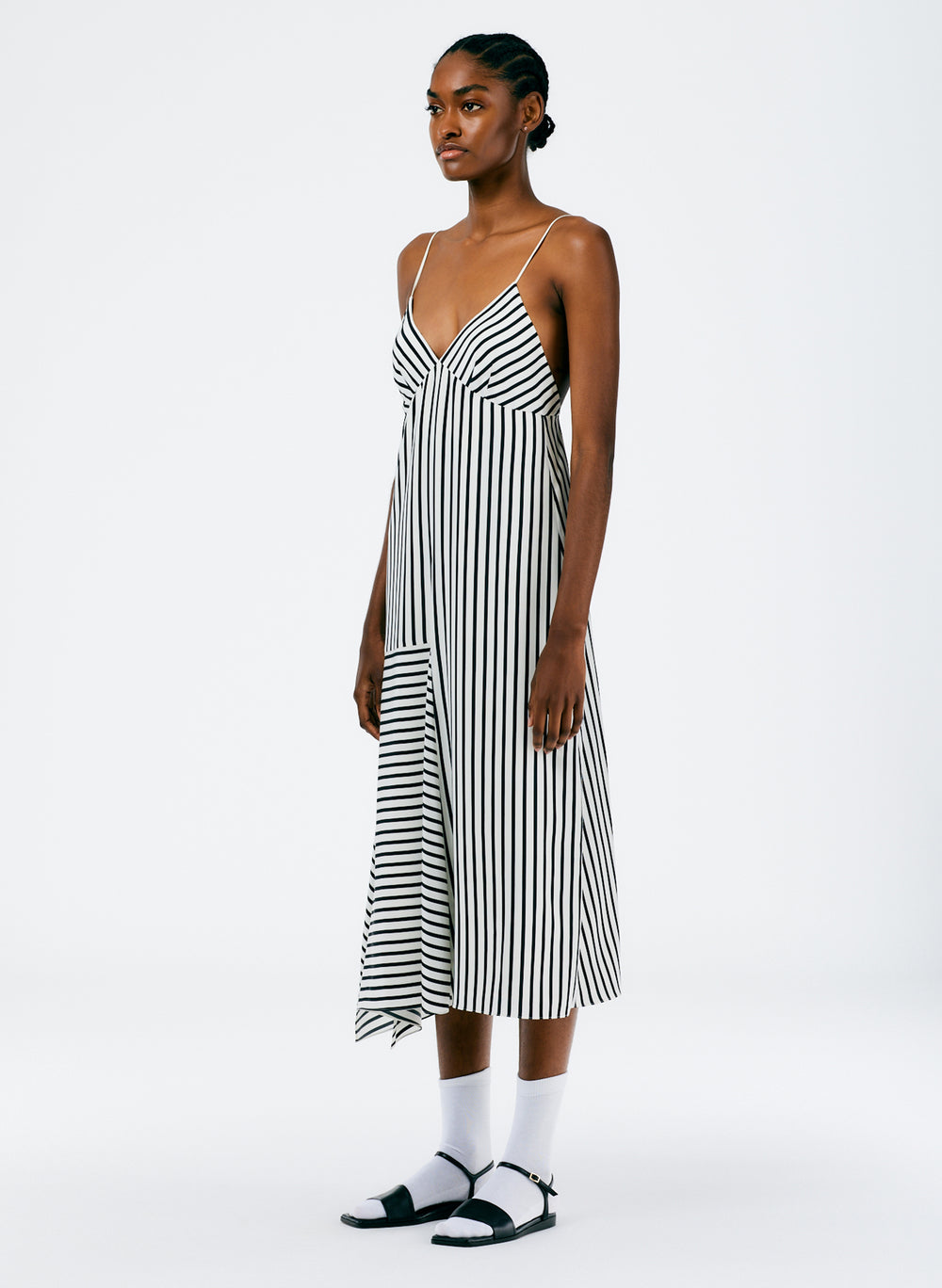 Identity Stripe Cami Dress – Tibi Official