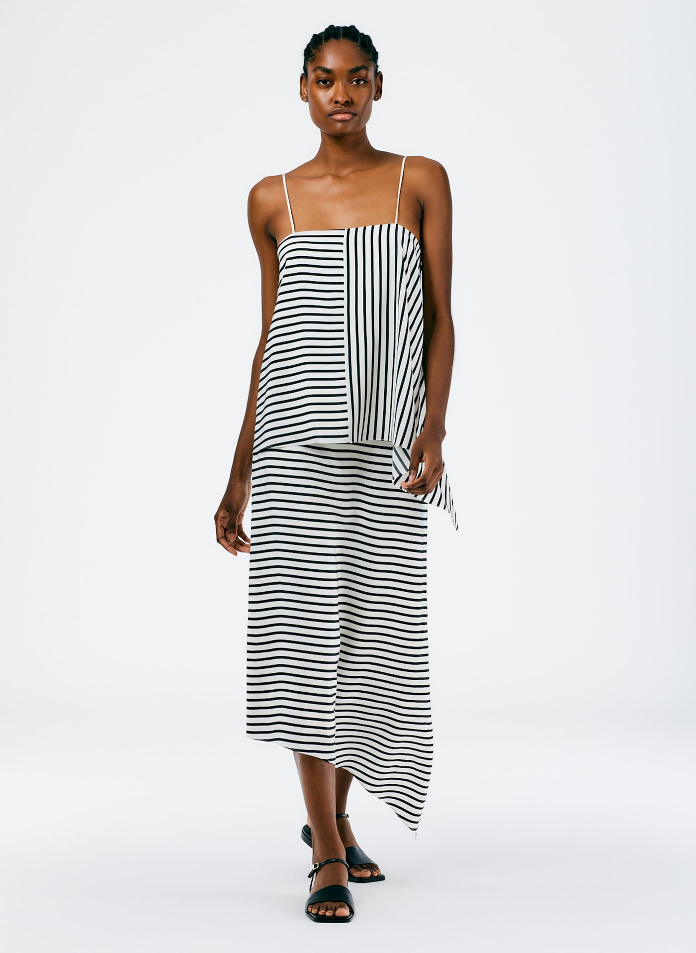 Identity Stripe Pencil Skirt – Tibi Official