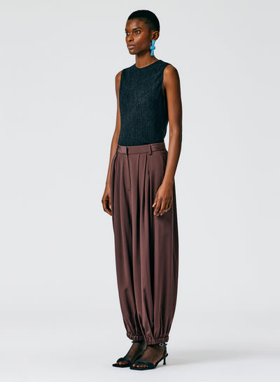 Eco Silk Pleated Balloon Pant - Regular – Tibi Official